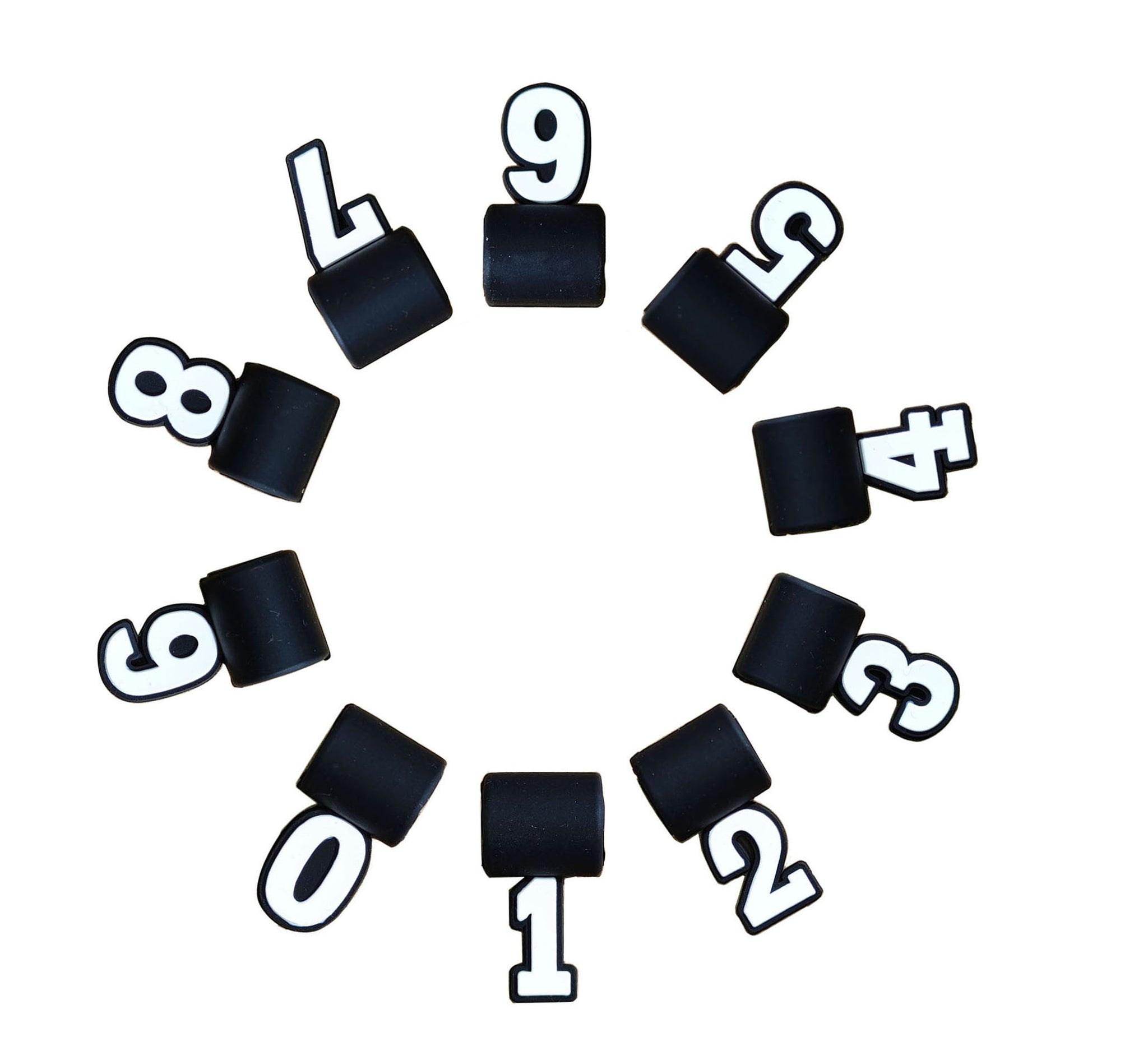 Pack of 19 Silicone Numbers for Baseball Necklace Pick Bulk Numbers – OhyIn